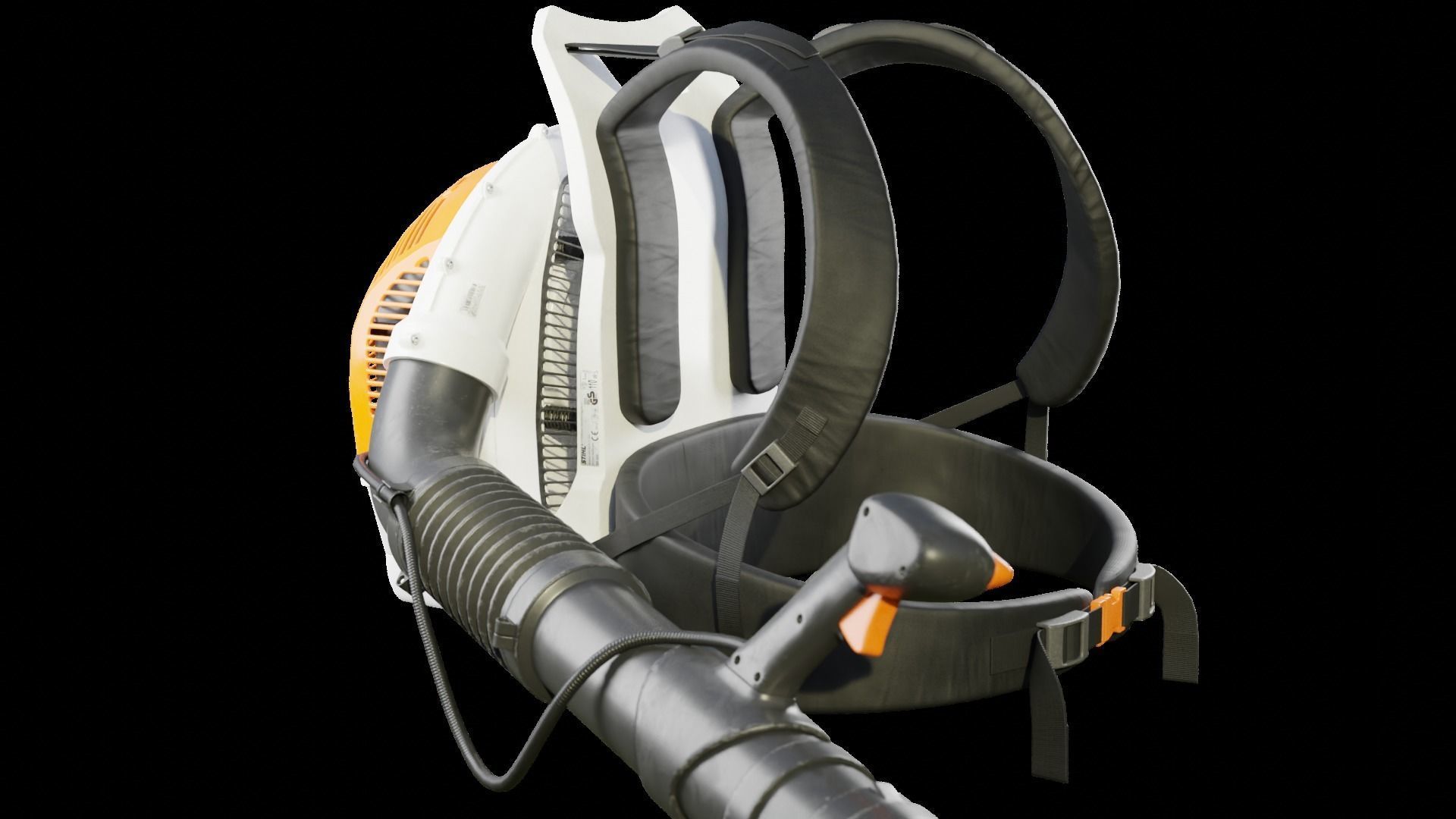 Stihl BR600 Backpack Blower 3D model | CGTrader