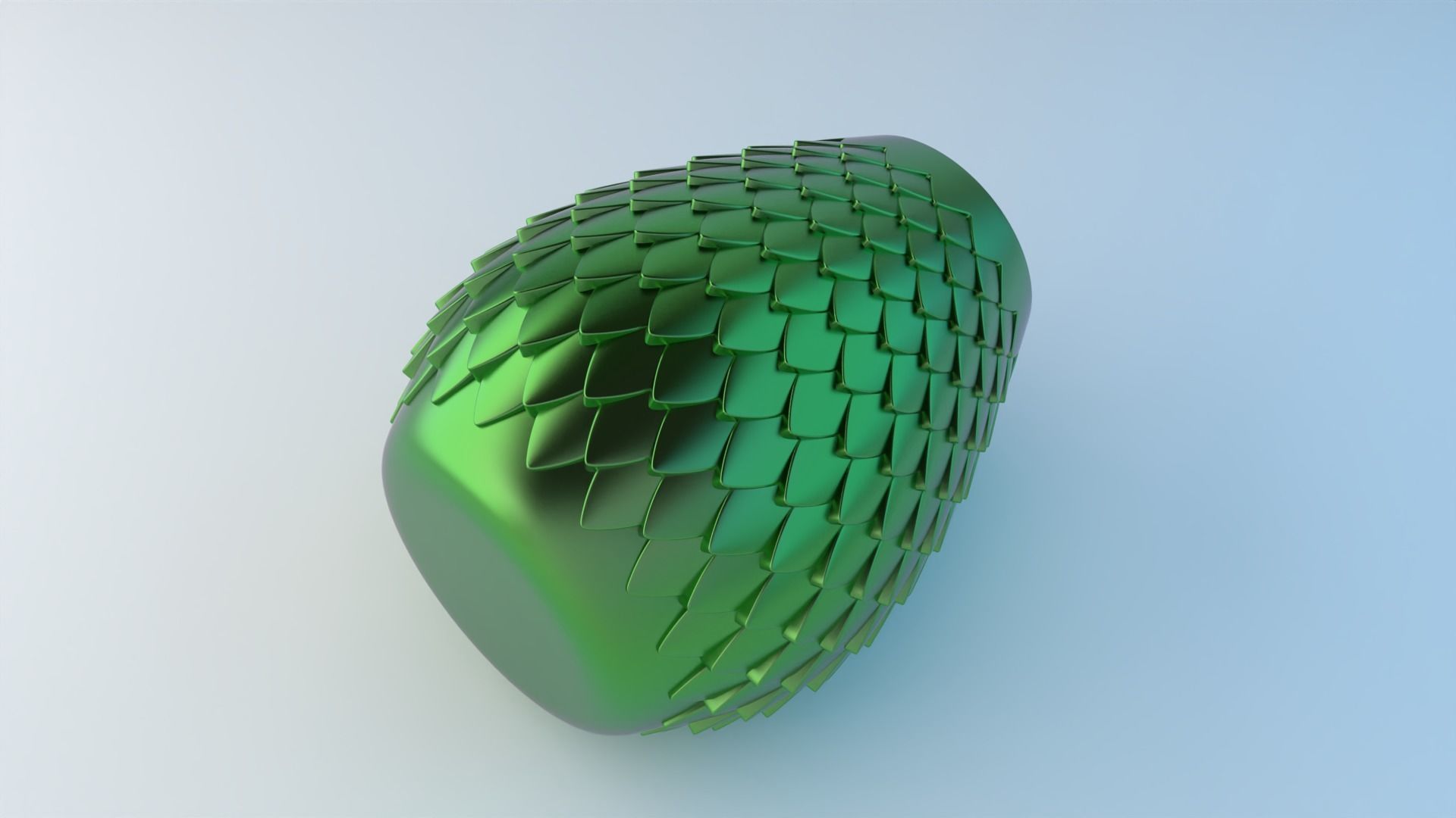 Vase with dragon scale pattern 3D model 3D printable | CGTrader