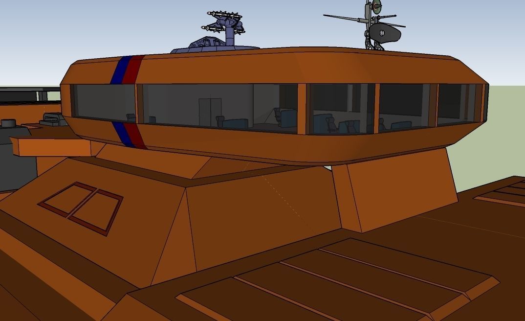 Destroyer DUKE - Emperor class free 3D model | CGTrader