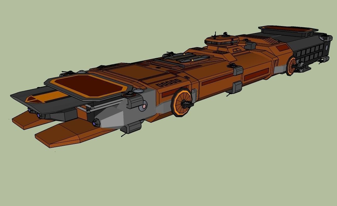 Destroyer DUKE - Emperor class free 3D model | CGTrader