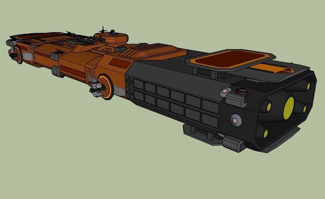 Destroyer DUKE - Emperor class free 3D model | CGTrader