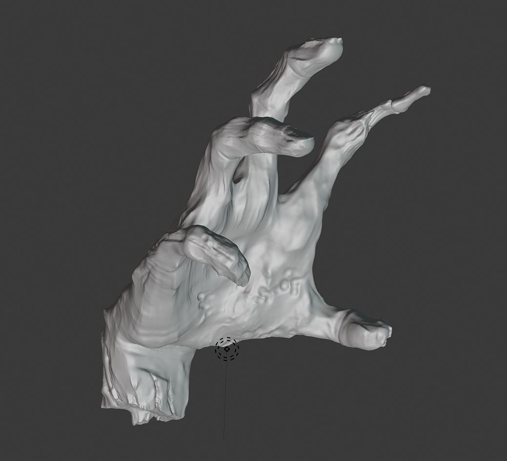 Horror Zombie Hand Halloween Prop Decoration 3D model 3D printable ...
