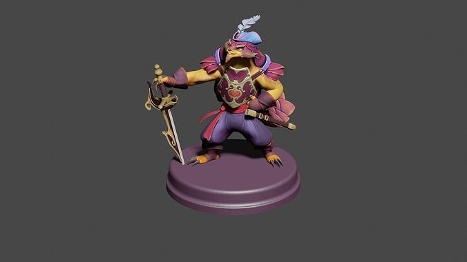 Pangolier Printable from Dota2 3D model 3D printable | CGTrader