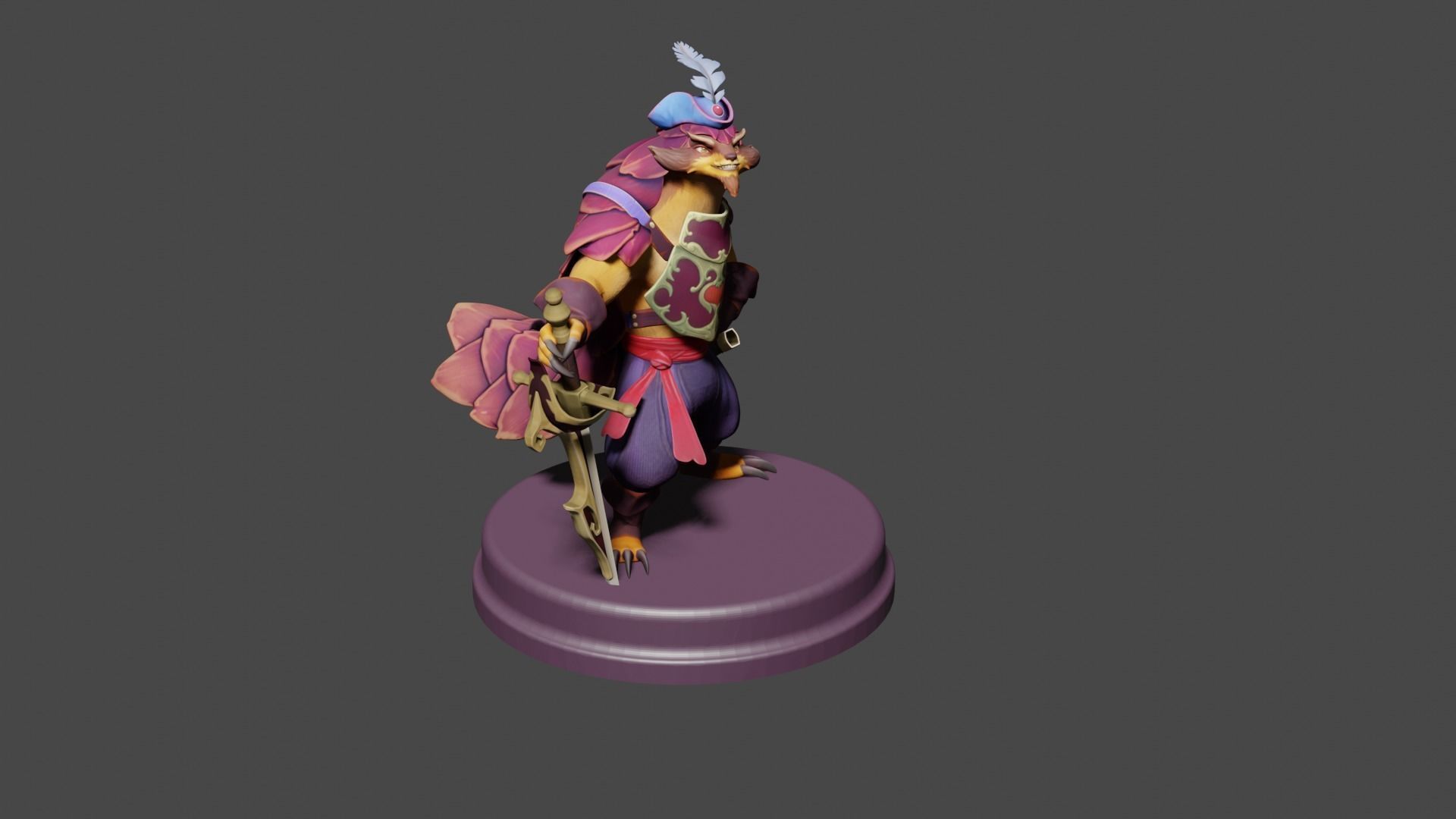 Pangolier Printable from Dota2 3D model 3D printable | CGTrader