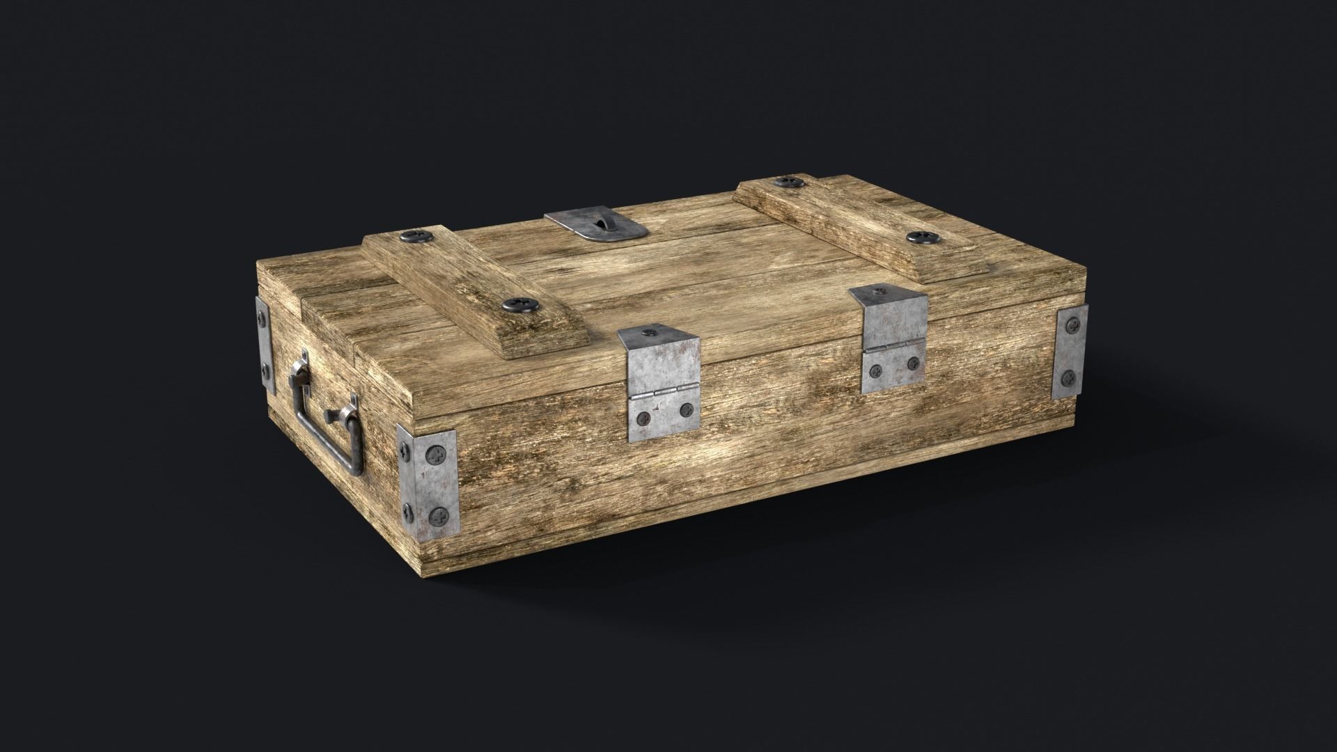 WOODEN ARMY CRATE free VR / AR / low-poly 3D model | CGTrader