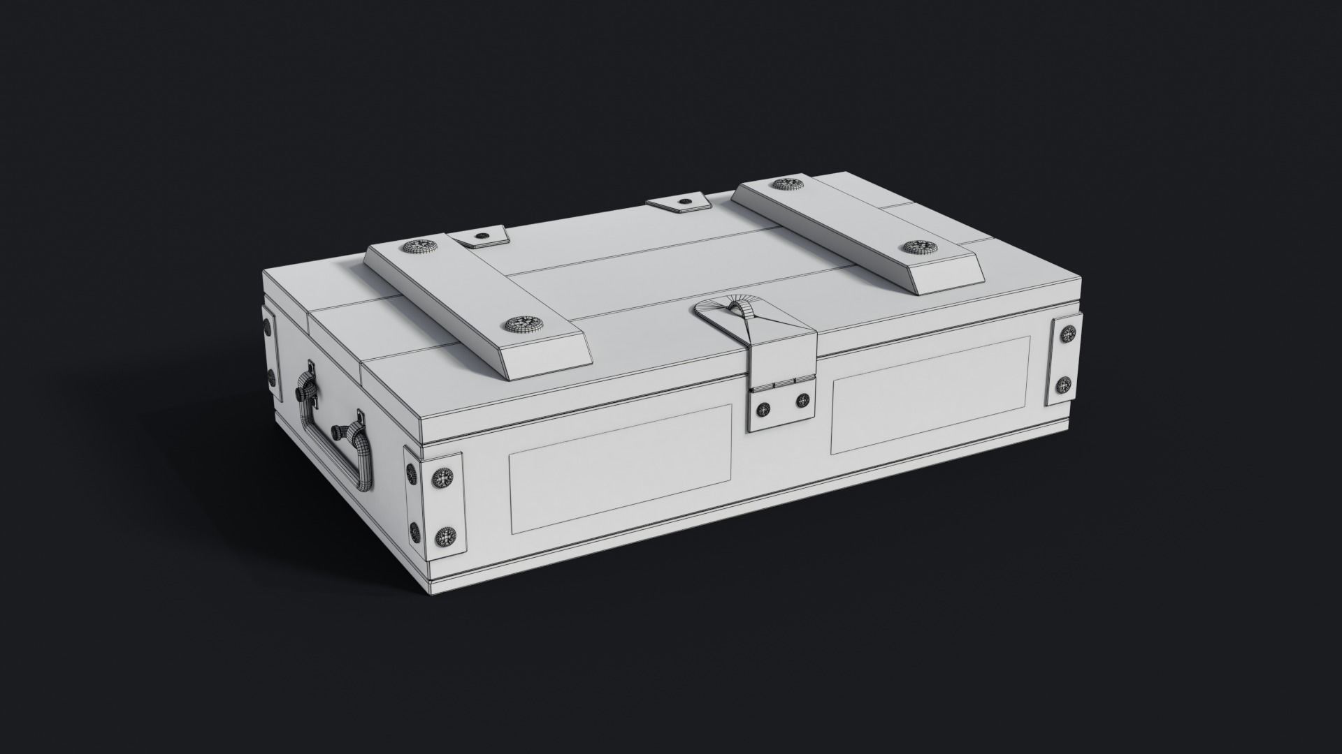 WOODEN ARMY CRATE free VR / AR / low-poly 3D model | CGTrader