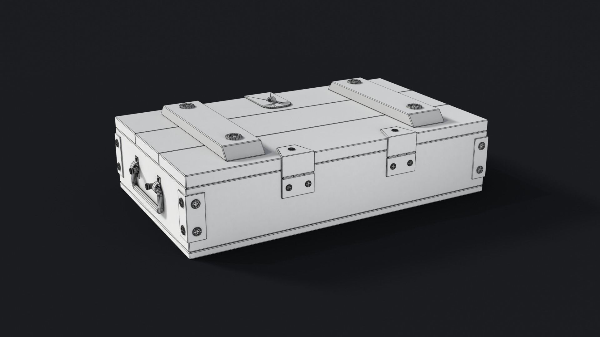WOODEN ARMY CRATE free VR / AR / low-poly 3D model | CGTrader
