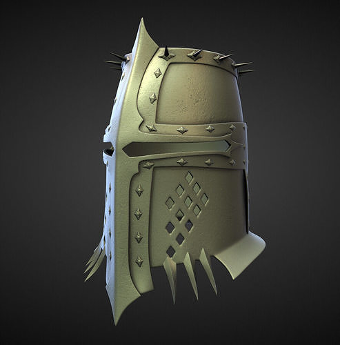 3D model HELMET13 high and low poly VR / AR / low-poly | CGTrader