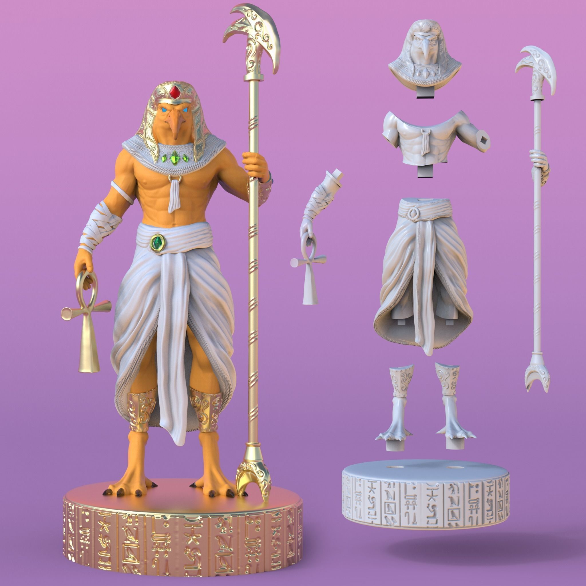 Horus 3D model 3D printable | CGTrader
