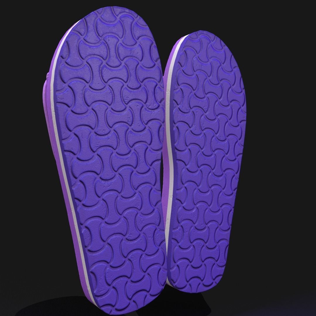 3D model Low poly realistic flip flop VR / AR / low-poly | CGTrader
