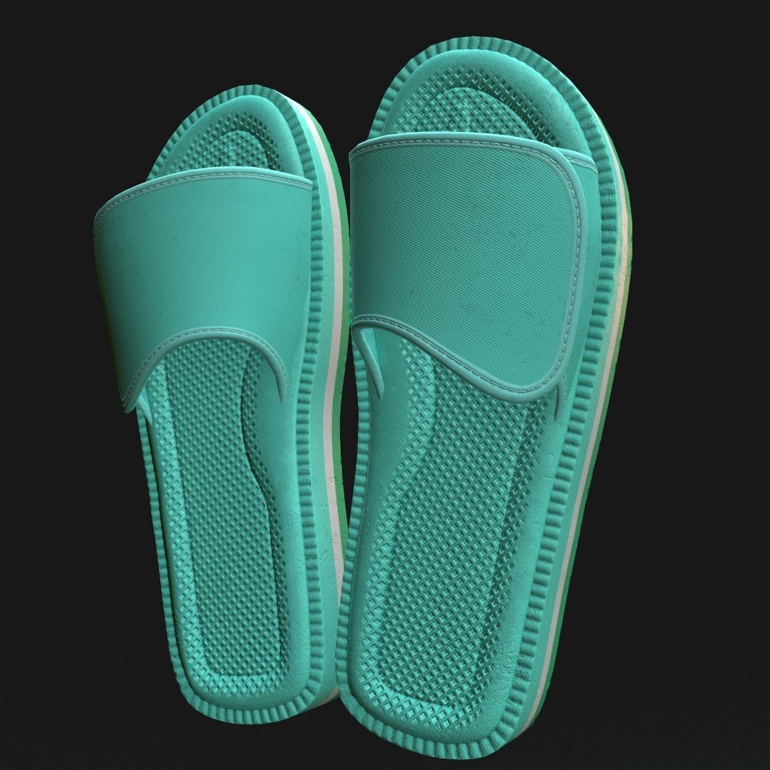 3D model Low poly realistic flip flop VR / AR / low-poly | CGTrader