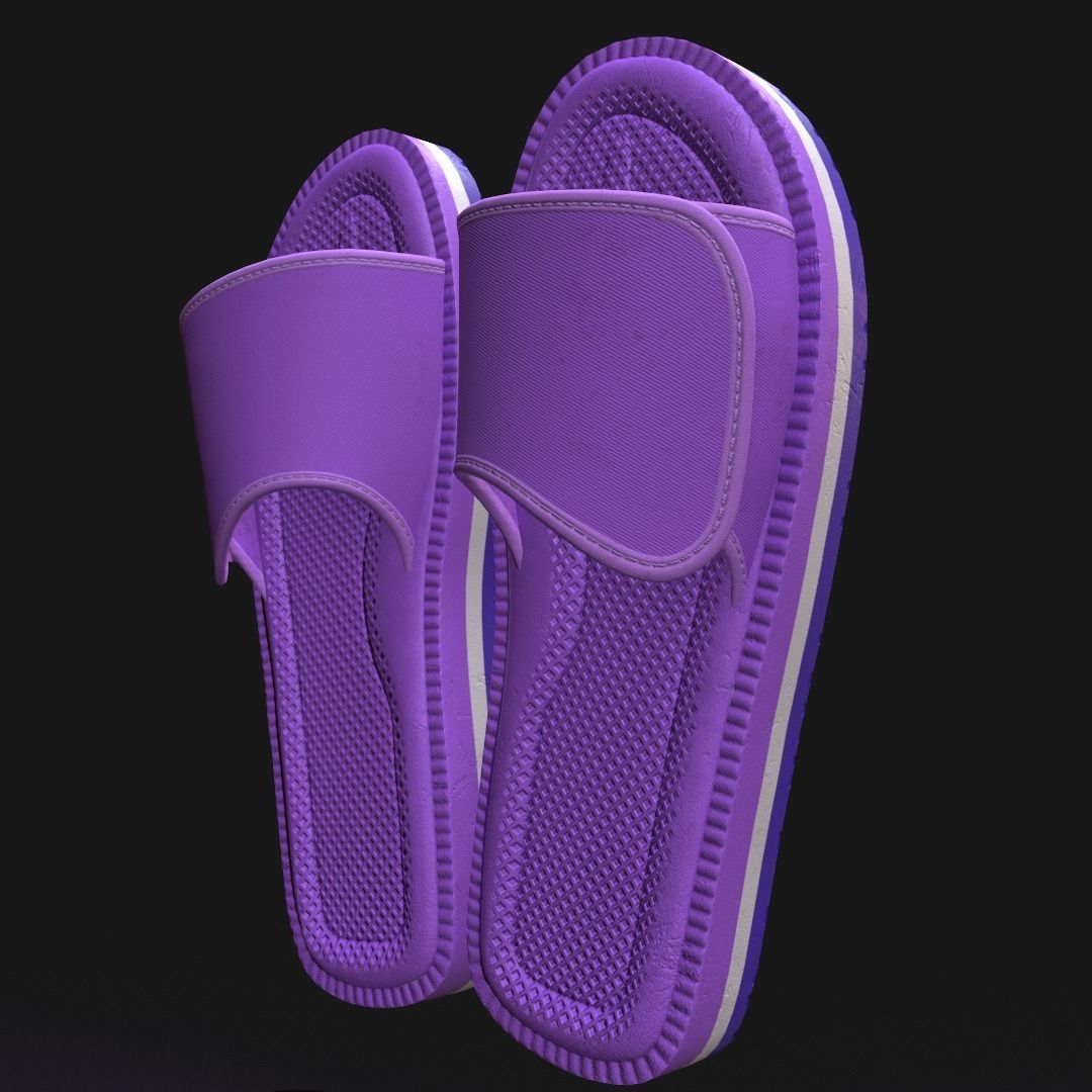 3D model Low poly realistic flip flop VR / AR / low-poly | CGTrader