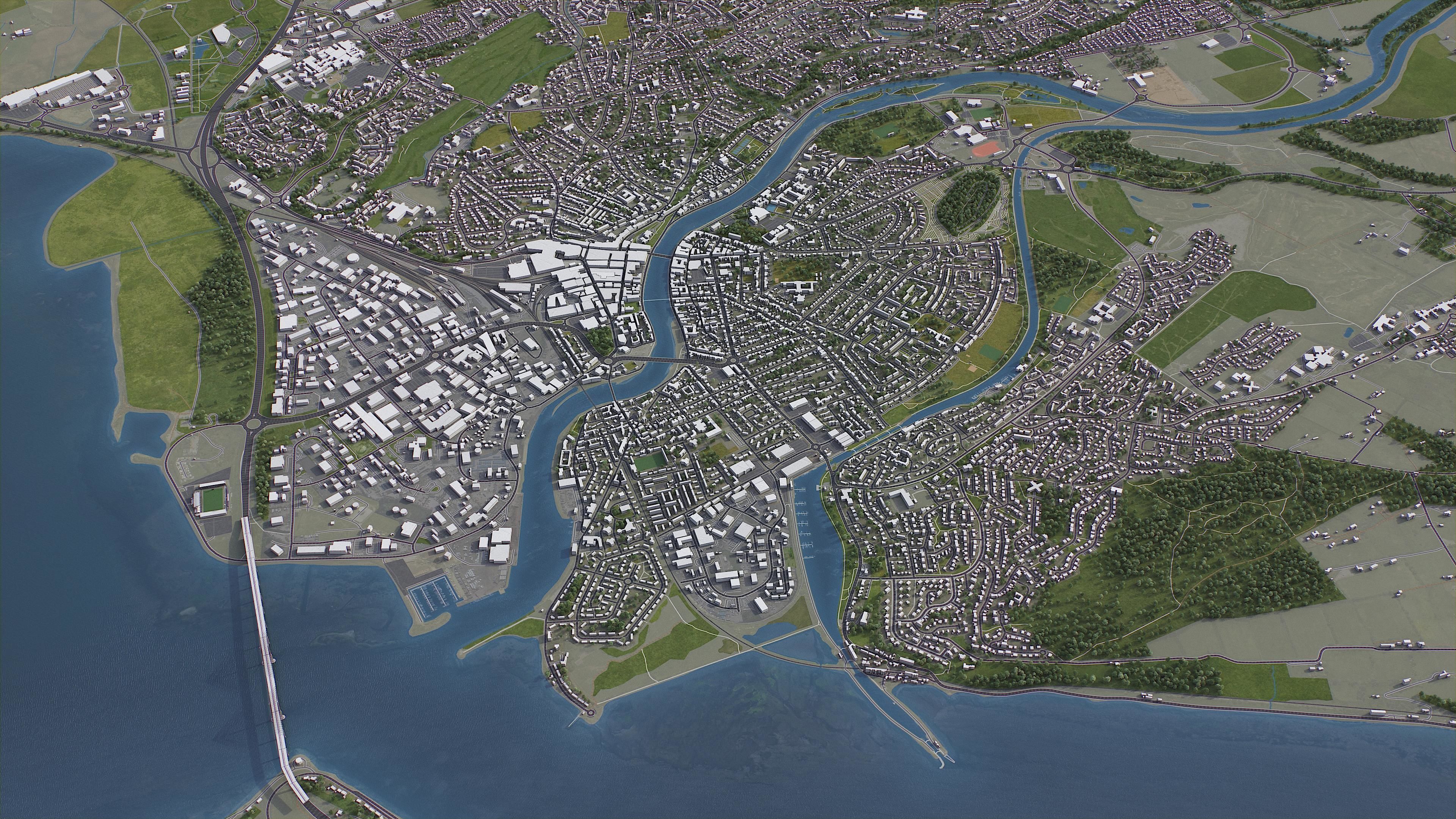 3D model Inverness VR / AR / low-poly | CGTrader