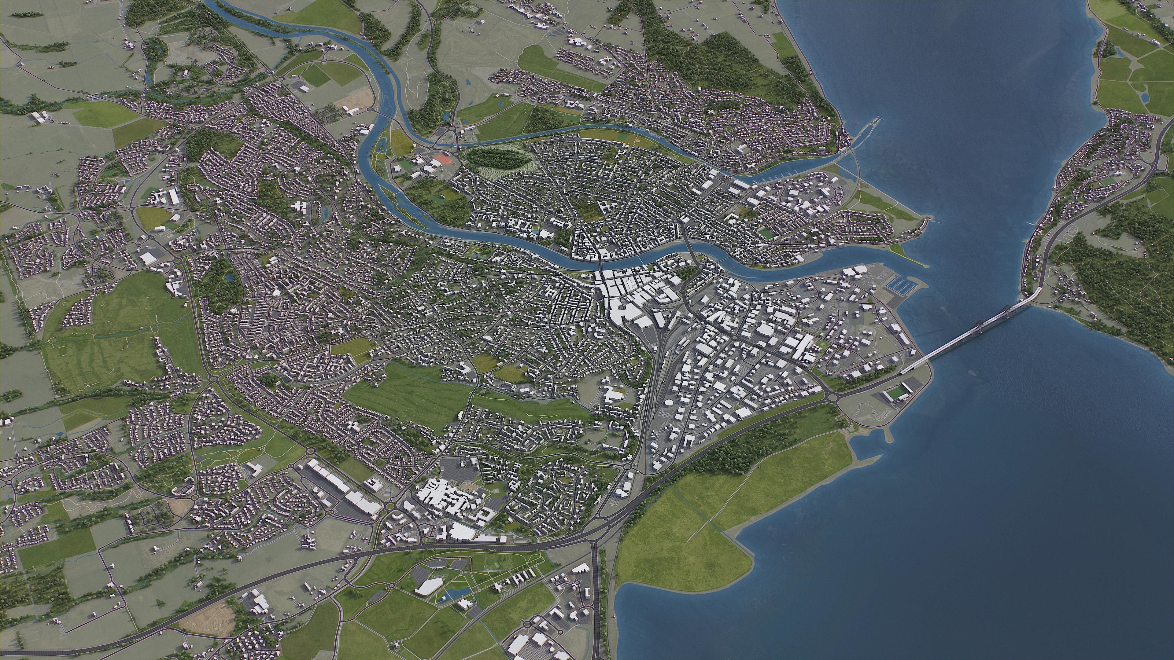 3D model Inverness VR / AR / low-poly | CGTrader