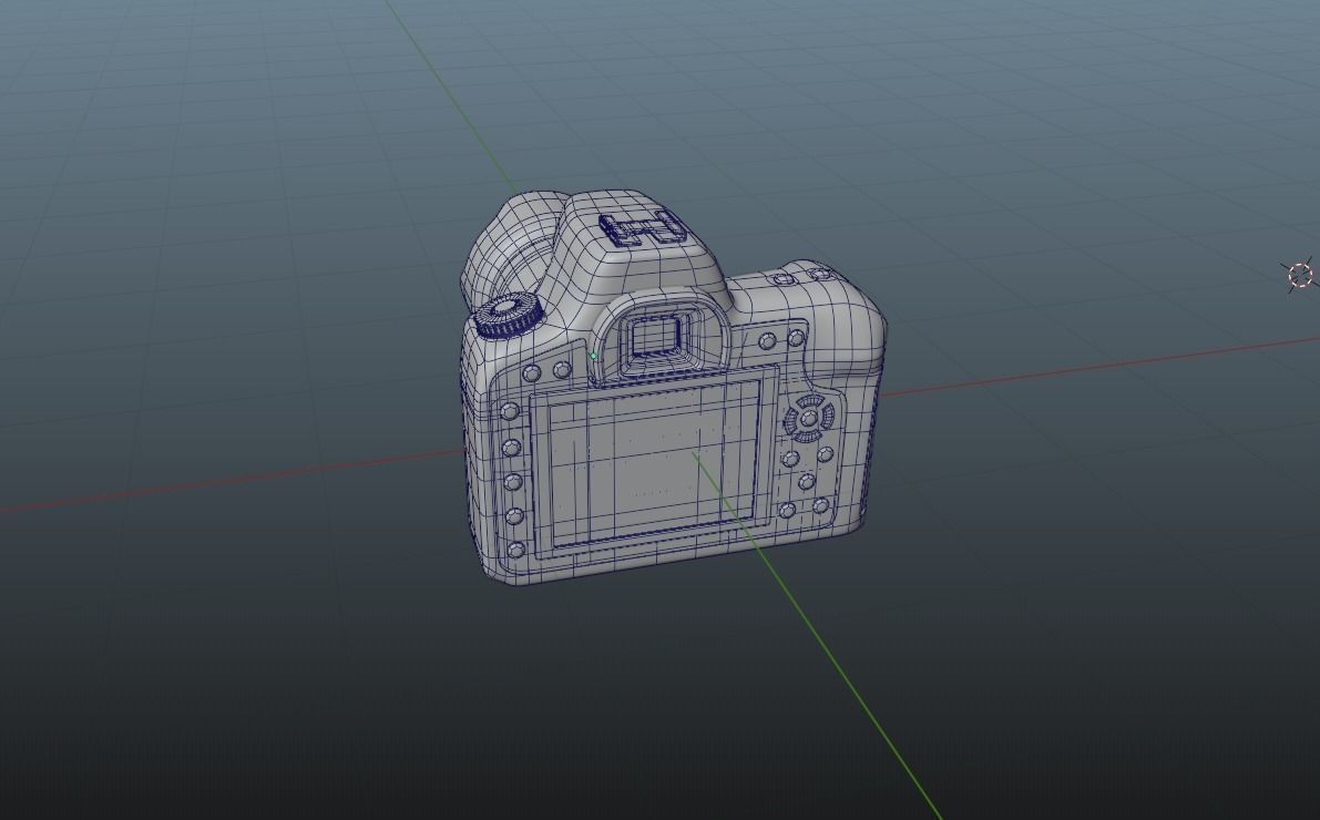 DSLR Photography Camera - High Poly 3D Model 3D model | CGTrader