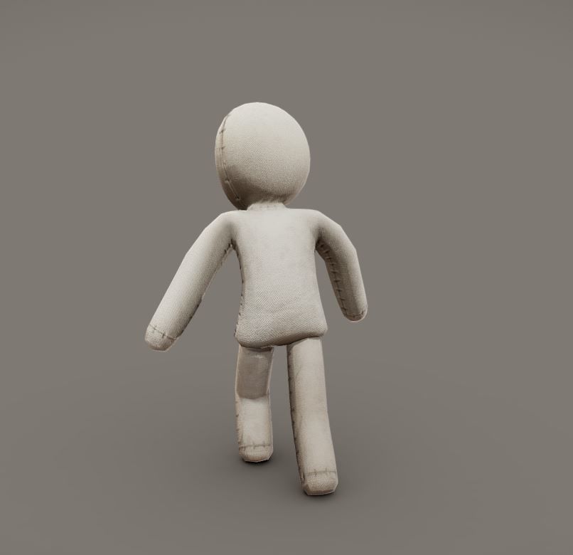 3D model Low Poly Rag Doll VR / AR / low-poly | CGTrader