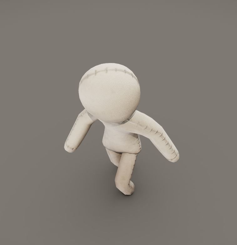 3D model Low Poly Rag Doll VR / AR / low-poly | CGTrader