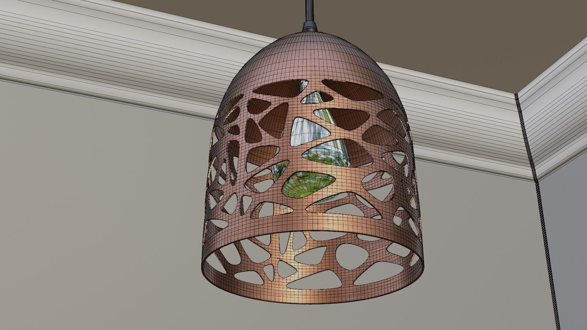 Pendant Ceiling Light P942 3D model | CGTrader