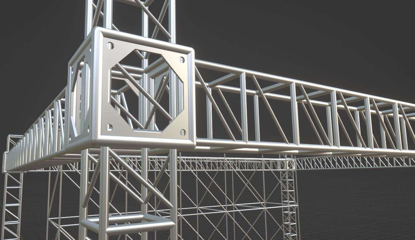 Blender Stage Kit 3D model animated | CGTrader