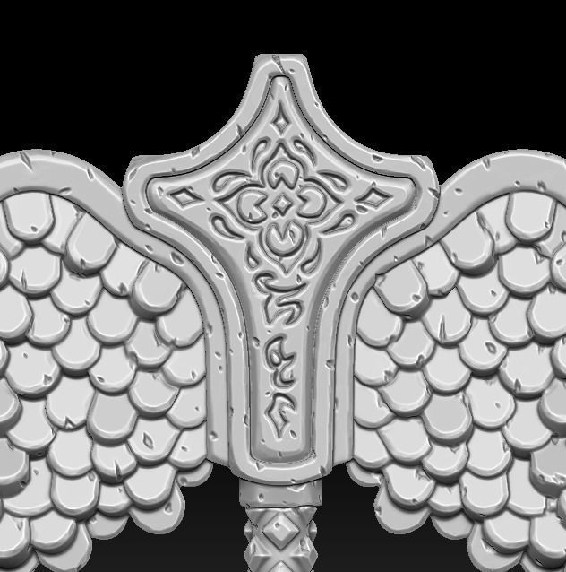 Rune scepter 3d print 3D model 3D printable | CGTrader