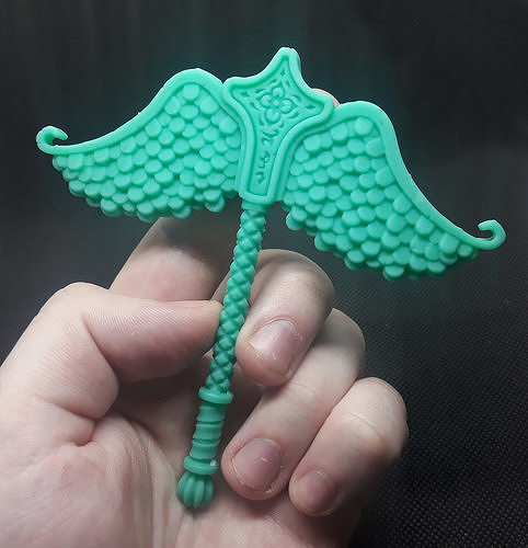 Rune scepter 3d print 3D model 3D printable | CGTrader