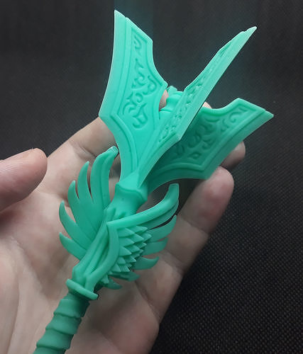Rune mace 3d print 3D model 3D printable | CGTrader