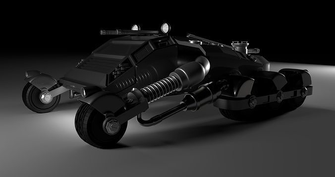 3D model futuristic war machine VR / AR / low-poly | CGTrader