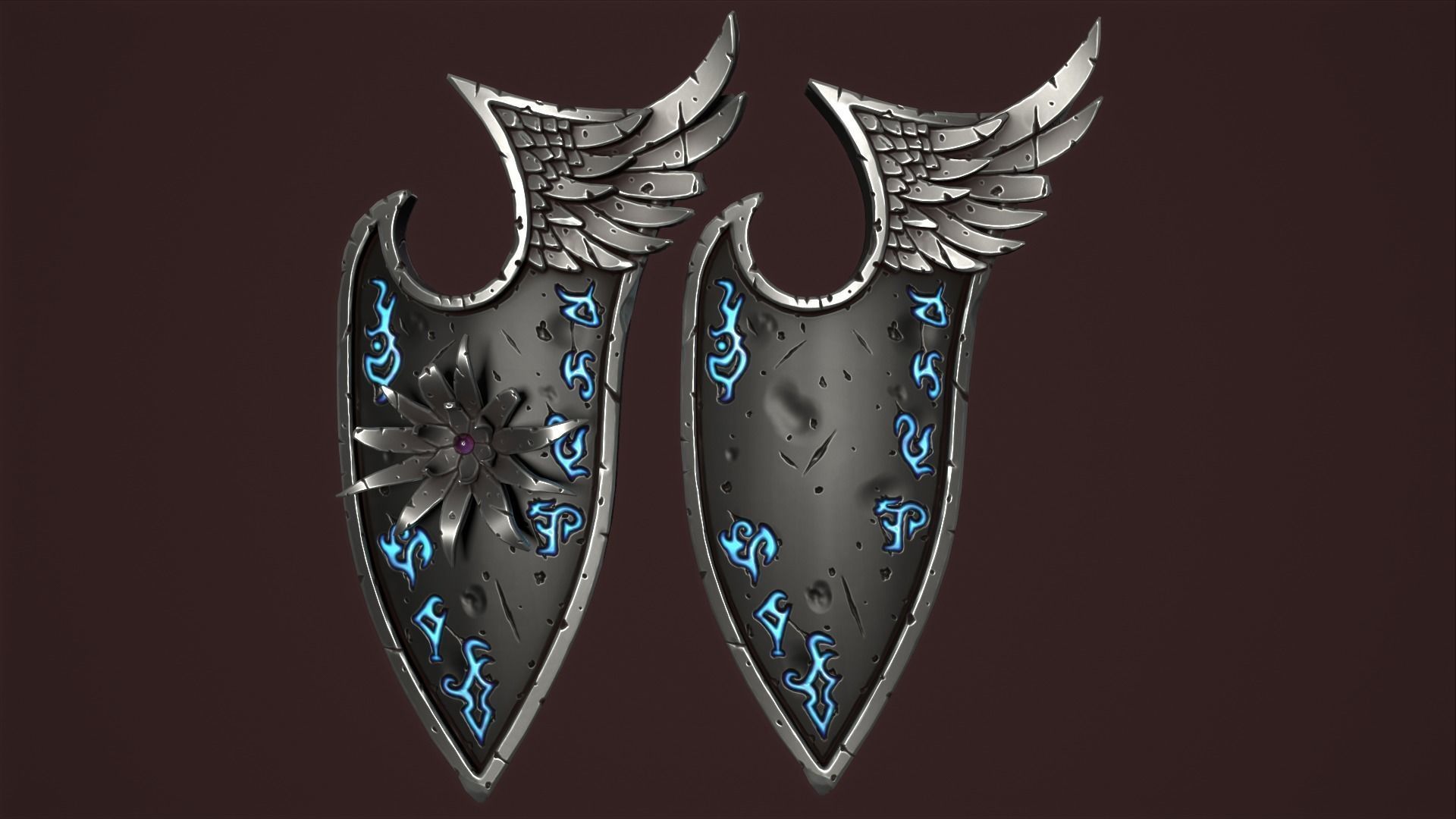 Rune shield 3d print 3D model 3D printable | CGTrader