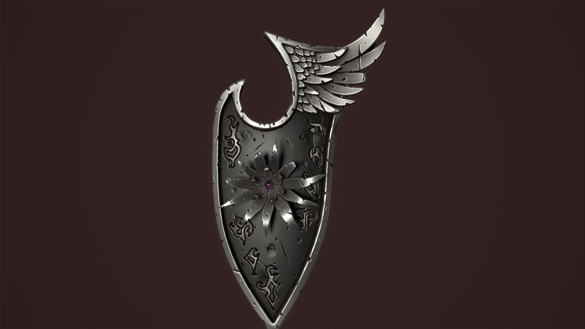 Rune shield 3d print 3D model 3D printable | CGTrader