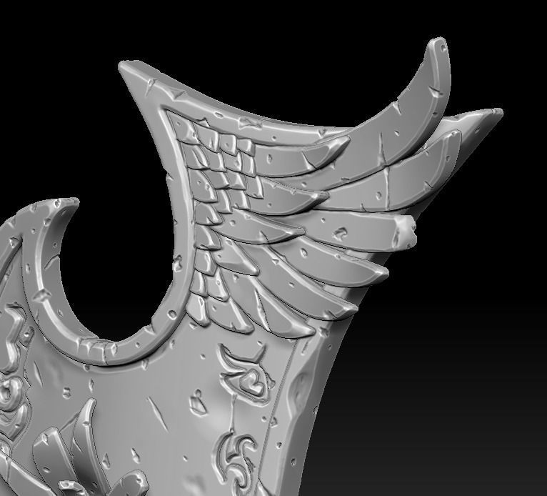 Rune shield 3d print 3D model 3D printable | CGTrader