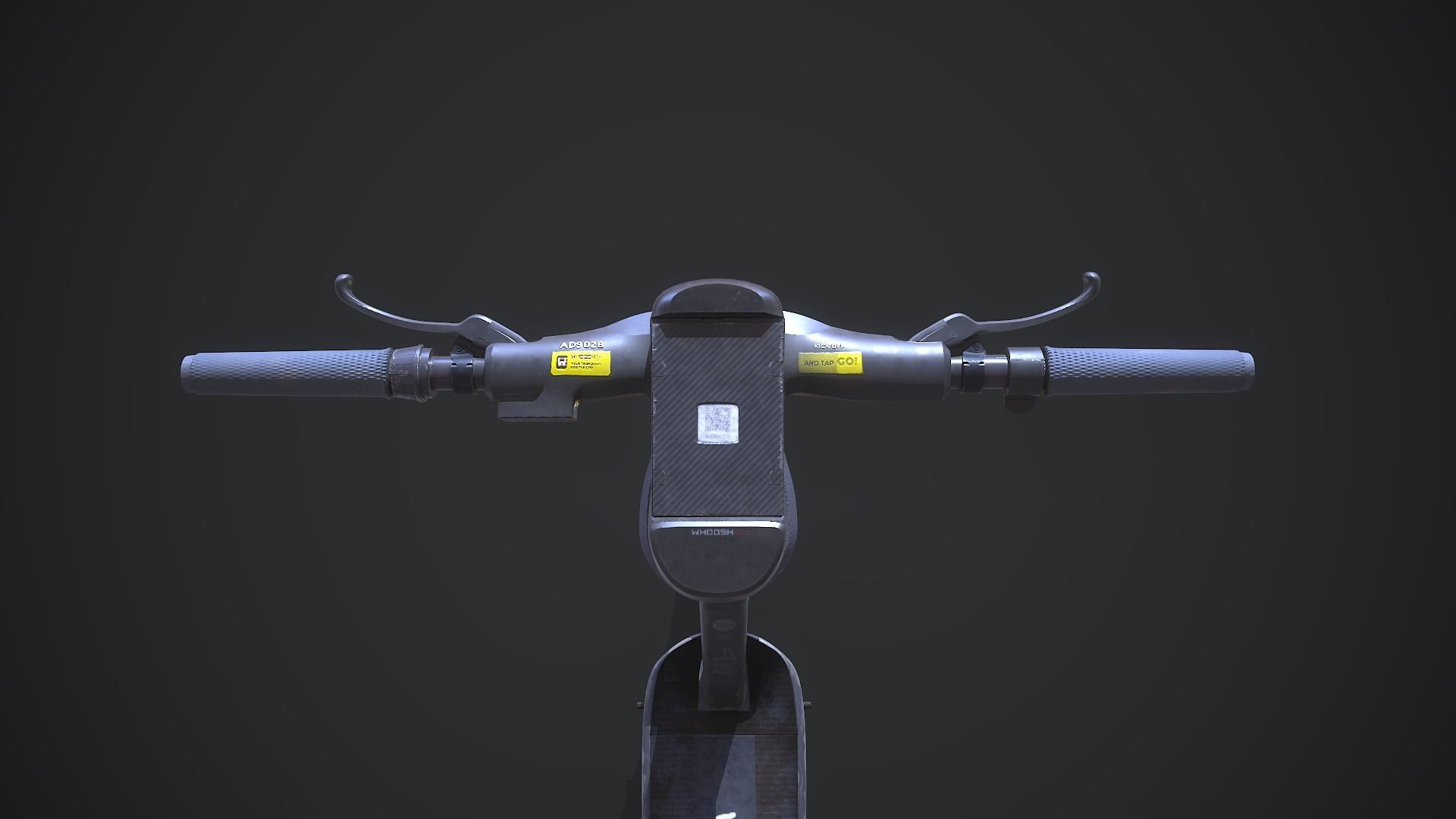 Electric Scooter Whoosh 3D model rigged | CGTrader