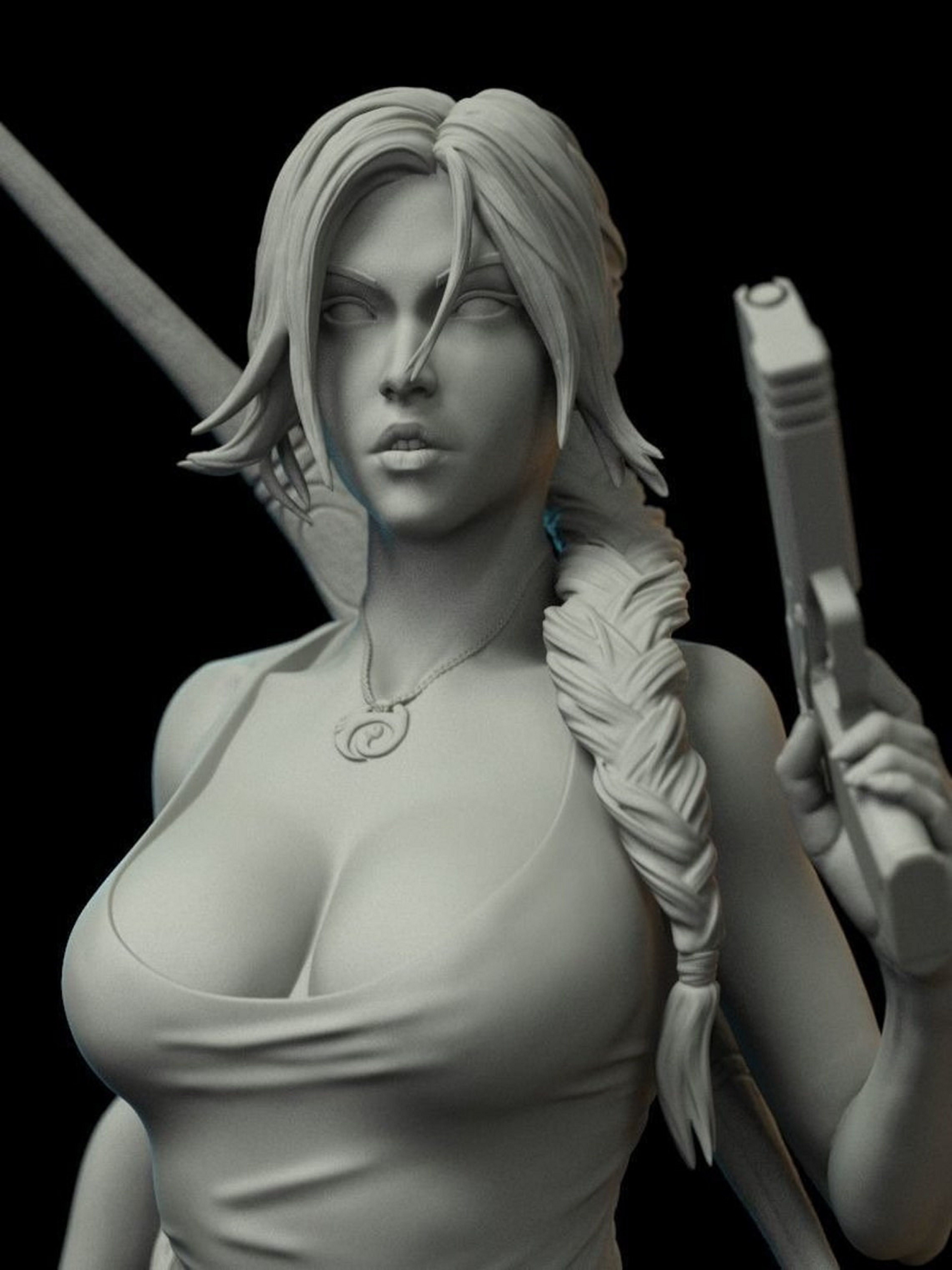 Lara Croft 3D Printing - STL File Tomb Raider 2018 3D 3D model 3D printable | CGTrader