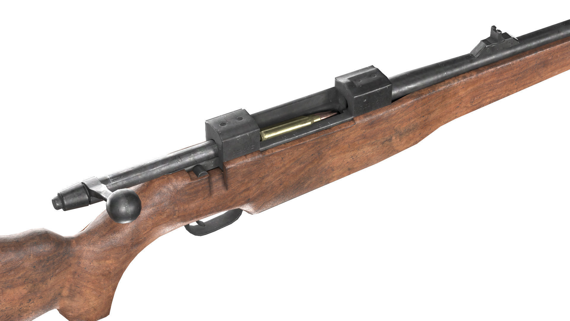 3D model MILITARY Game Ready Elmech EM-992 Croatian Sniper Rifle VR ...