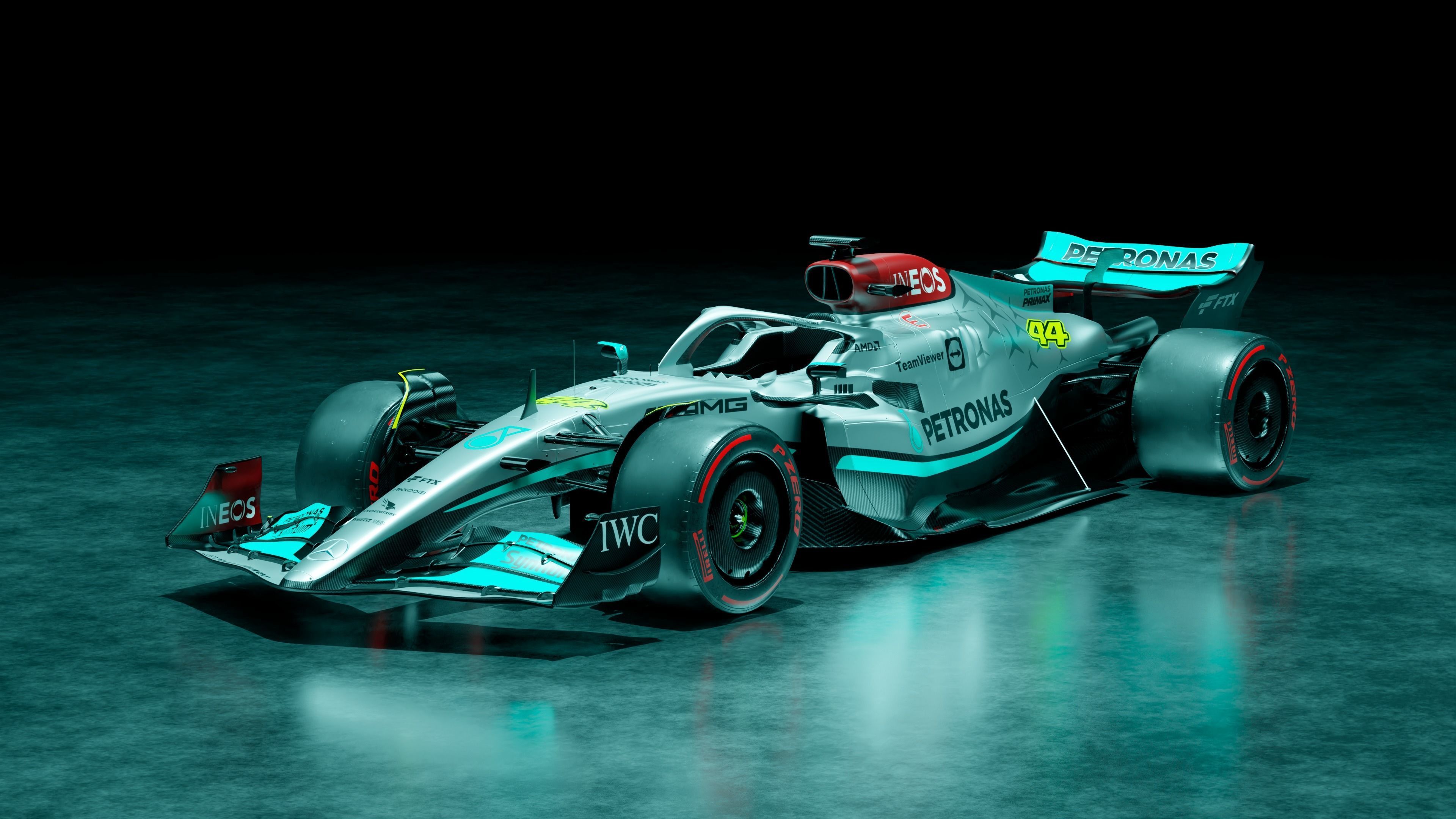 3D model f1 2022 Mercedes-AMG W13 VR / AR / low-poly | CGTrader