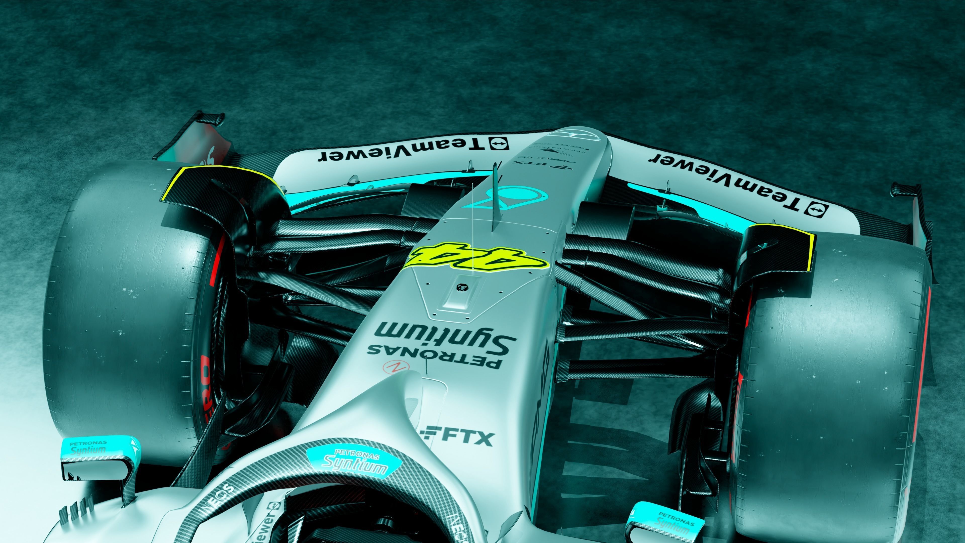 3D model f1 2022 Mercedes-AMG W13 VR / AR / low-poly | CGTrader