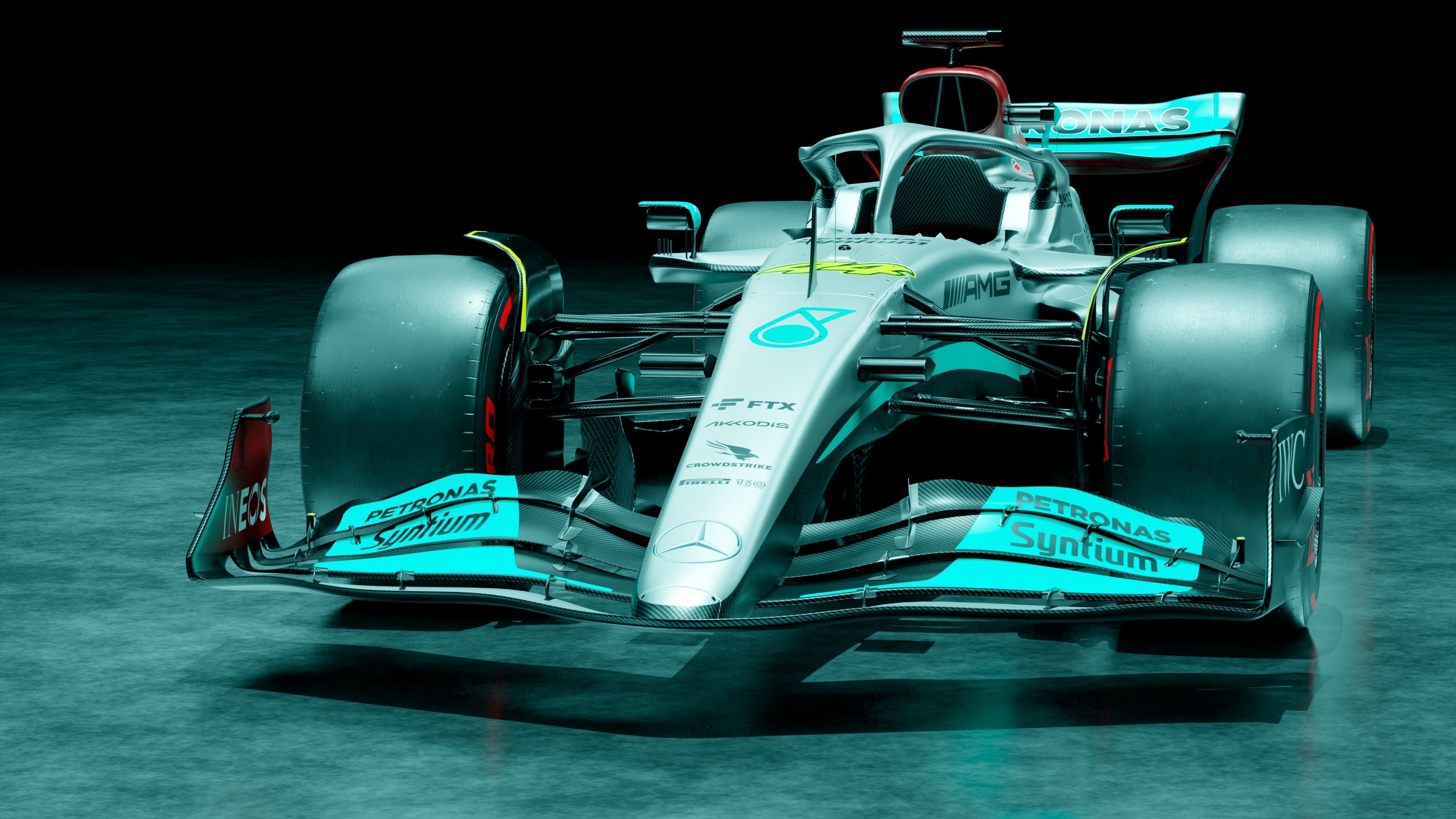 3D model f1 2022 Mercedes-AMG W13 VR / AR / low-poly | CGTrader