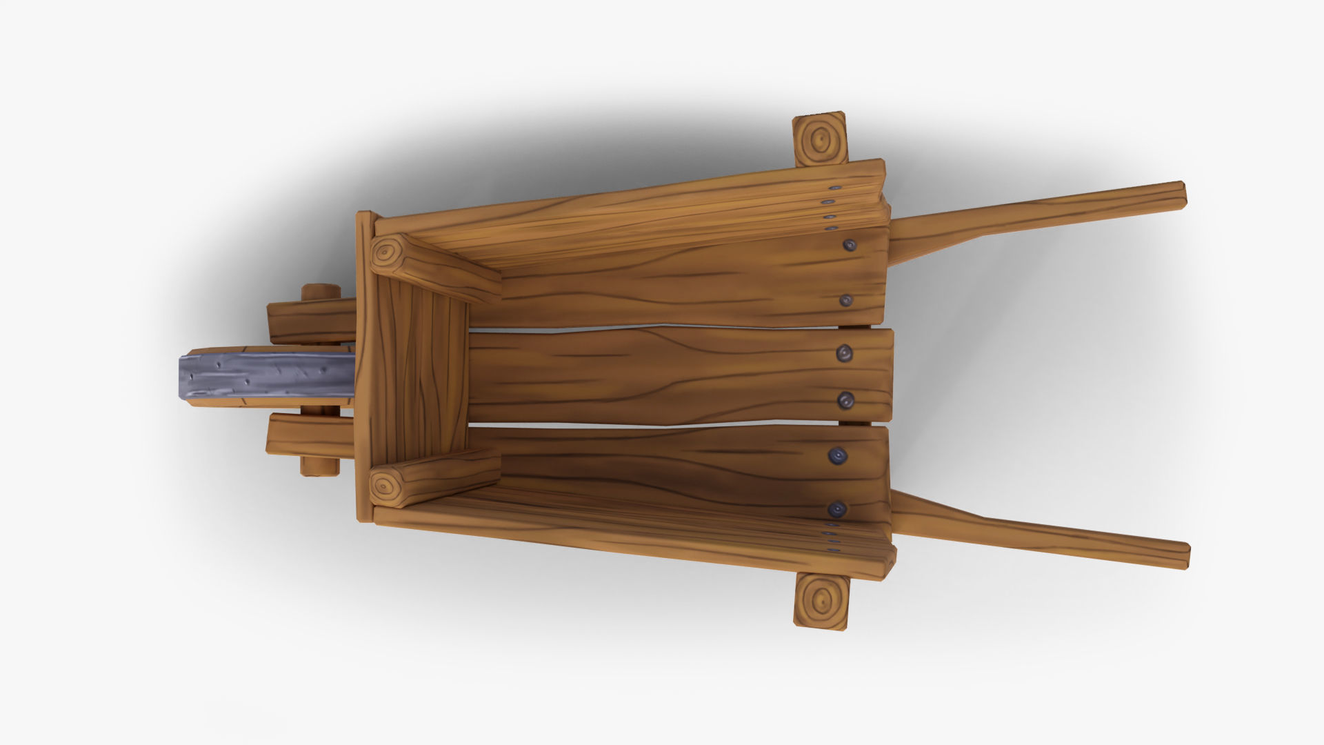 3D model Stylized Wheelbarrow VR / AR / low-poly | CGTrader