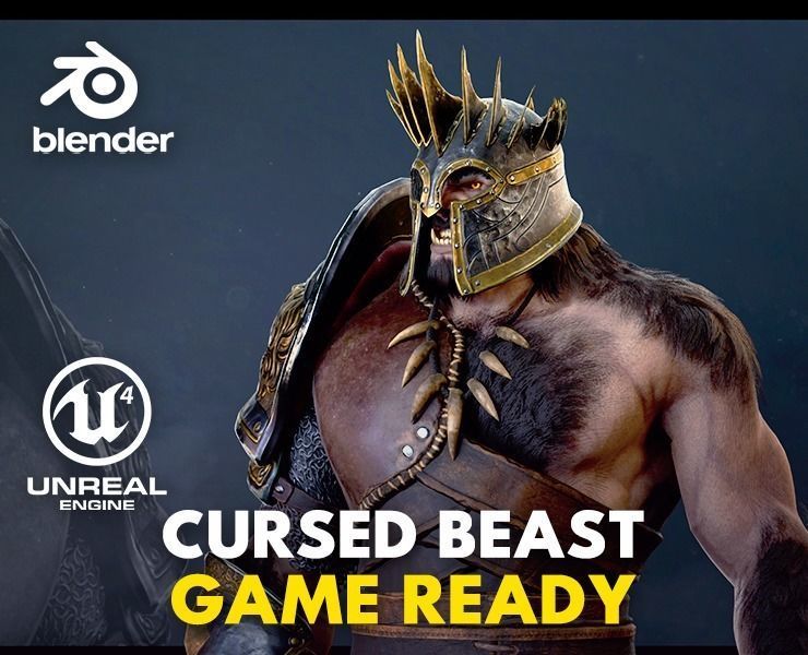 3D model Cursed Beast VR / AR / low-poly | CGTrader