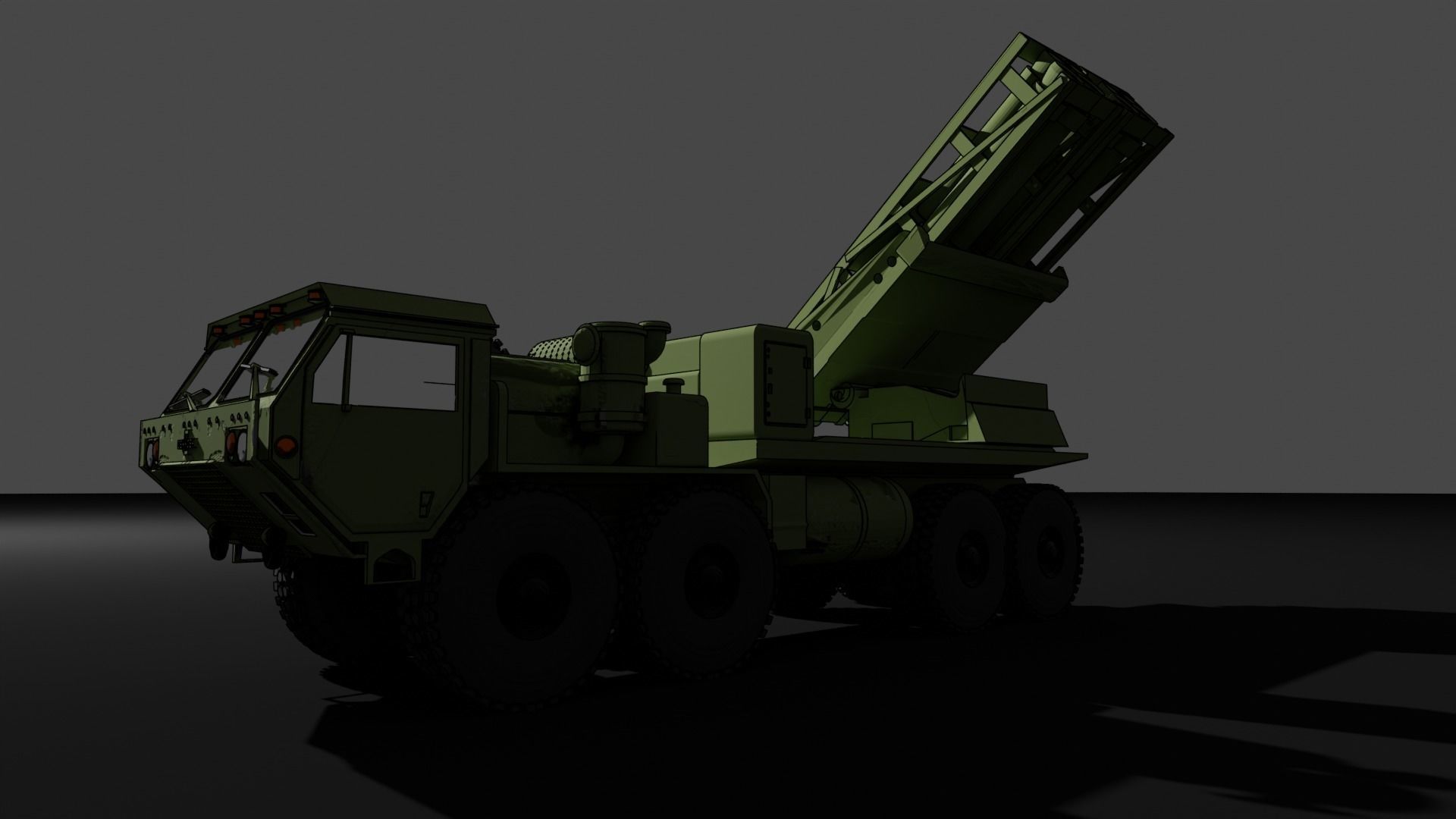 IDF Lahav - Elbit PULS MLRS 3D model 3D printable | CGTrader