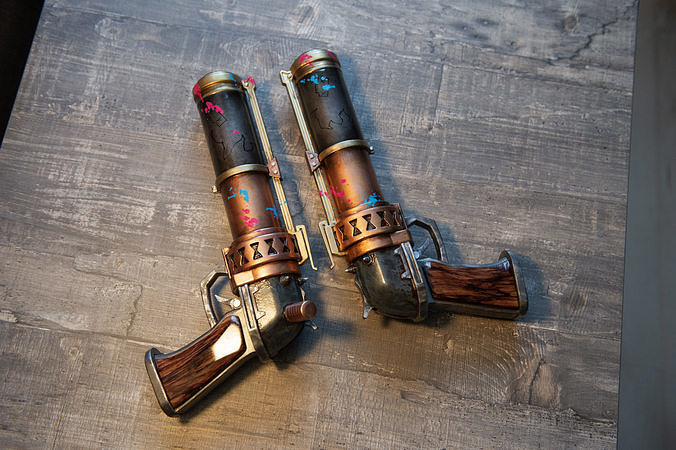 ARCANE JINX ZAP PISTOL 3D model 3D printable | CGTrader