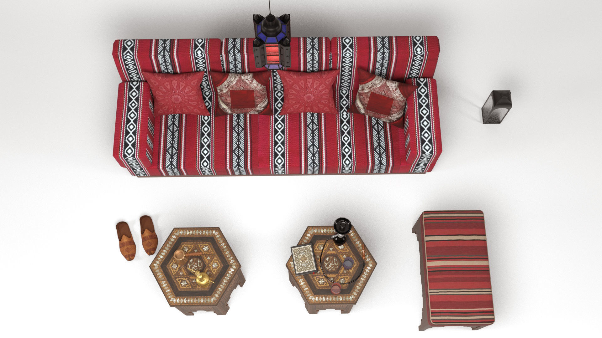 3D model Arabic Props VR / AR / low-poly | CGTrader