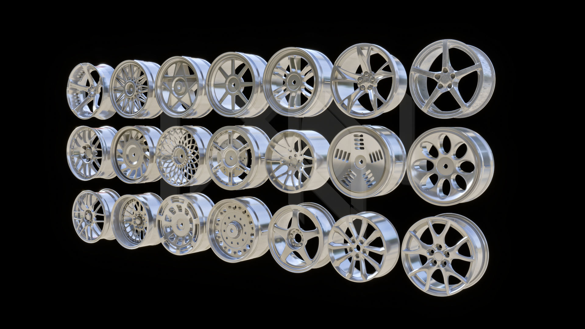 3D Rim Collection Vol 1 3D model | CGTrader