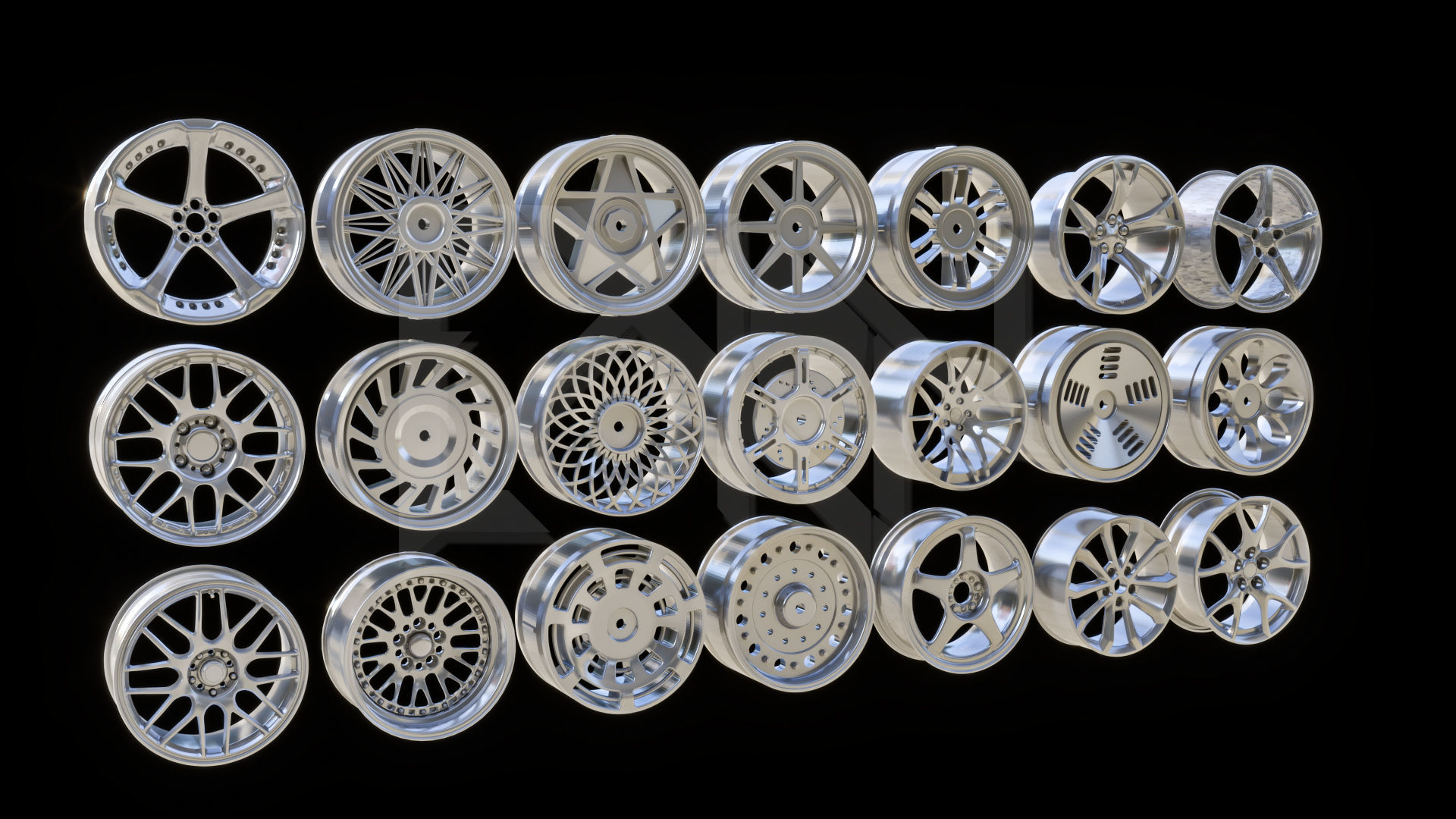 3D Rim Collection Vol 1 3D model | CGTrader
