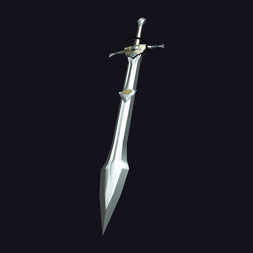 Black Sword 3D model | CGTrader