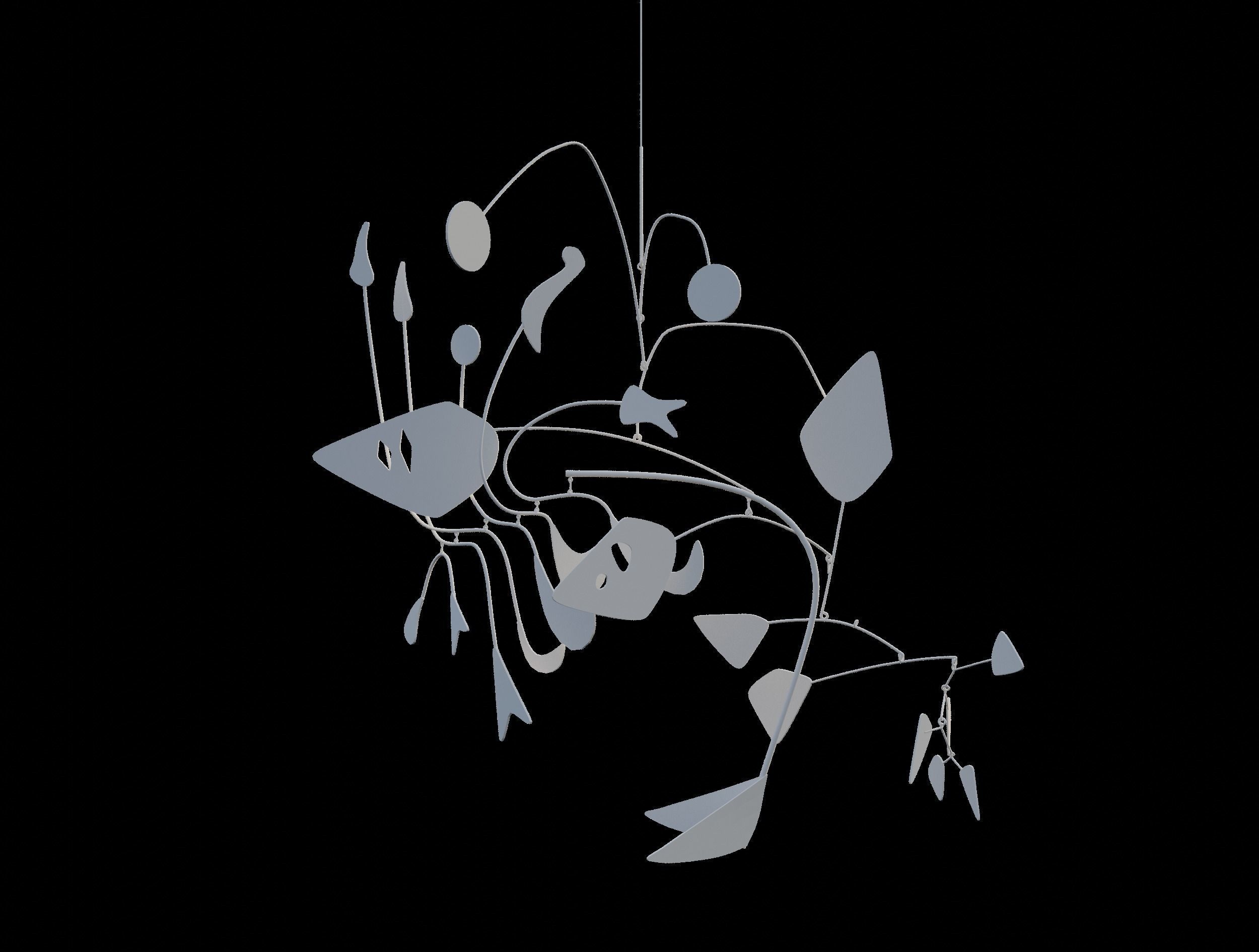 Alexander Calder Sculpture Replica 01 3D model | CGTrader
