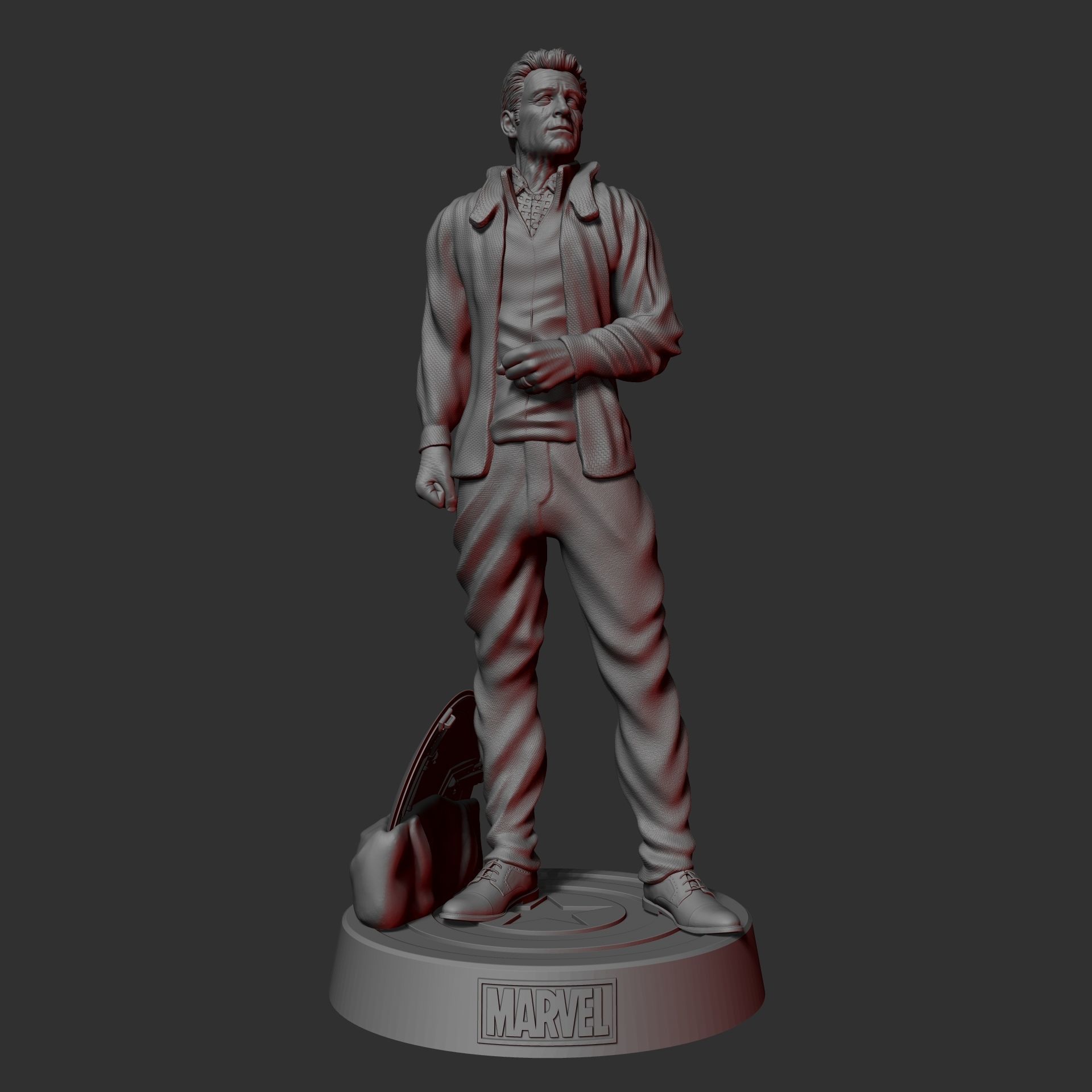 Old Steve Rogers - Endgame Version - Old Captain America 3D model 3D ...