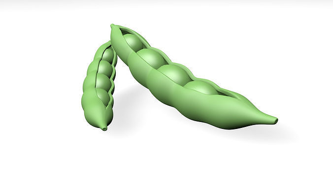green peas 3D model | CGTrader
