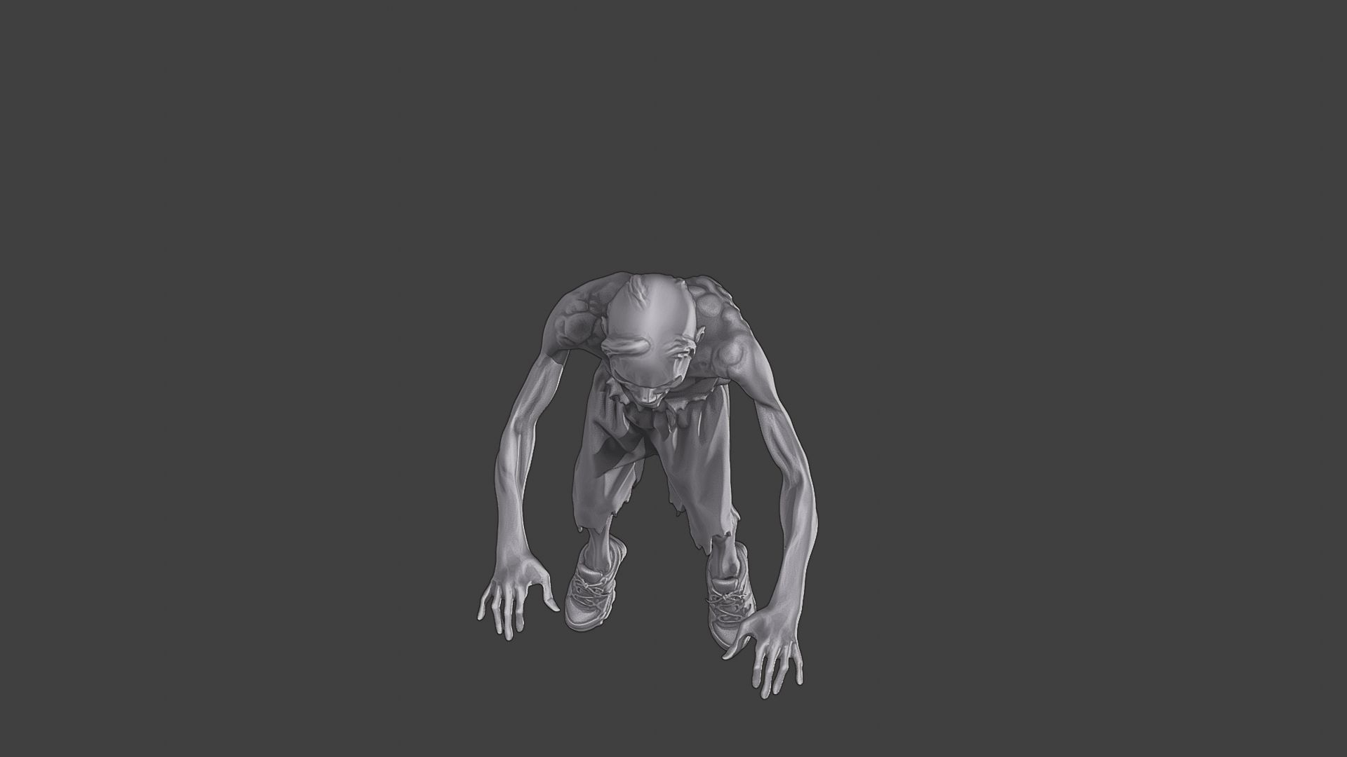 Casual Zombie CZ3 0003 3D model 3D printable | CGTrader