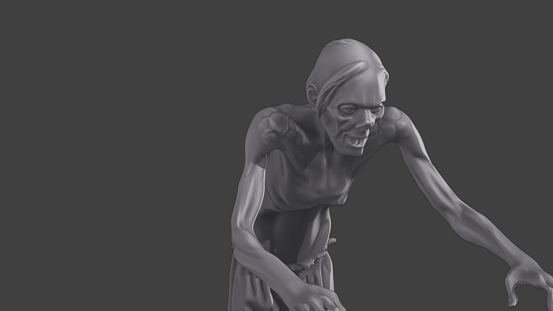 Casual Zombie CZ3 0003 3D model 3D printable | CGTrader