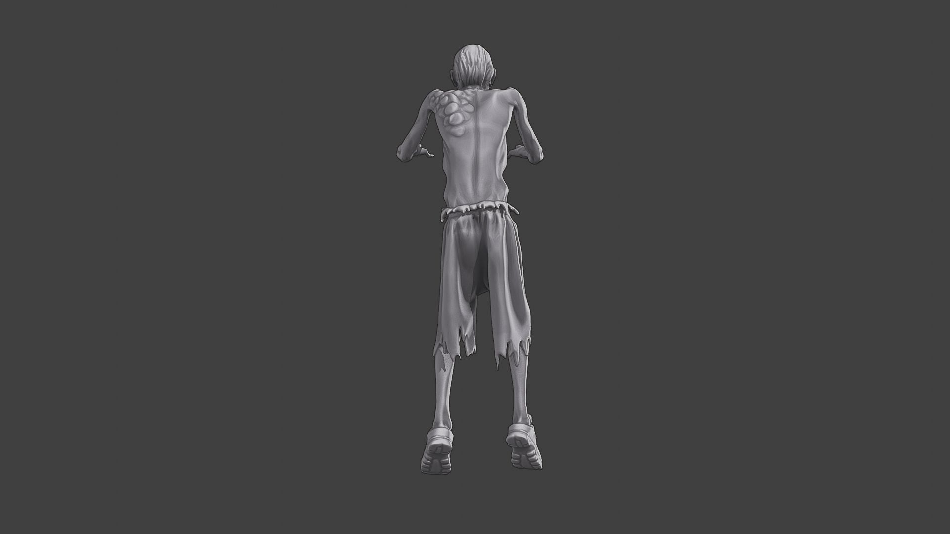 Casual Zombie CZ3 0003 3D model 3D printable | CGTrader